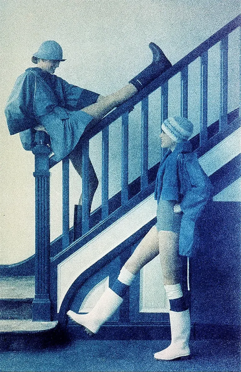 French Elle - Blue Issue - 1976 - The Duffy Archive